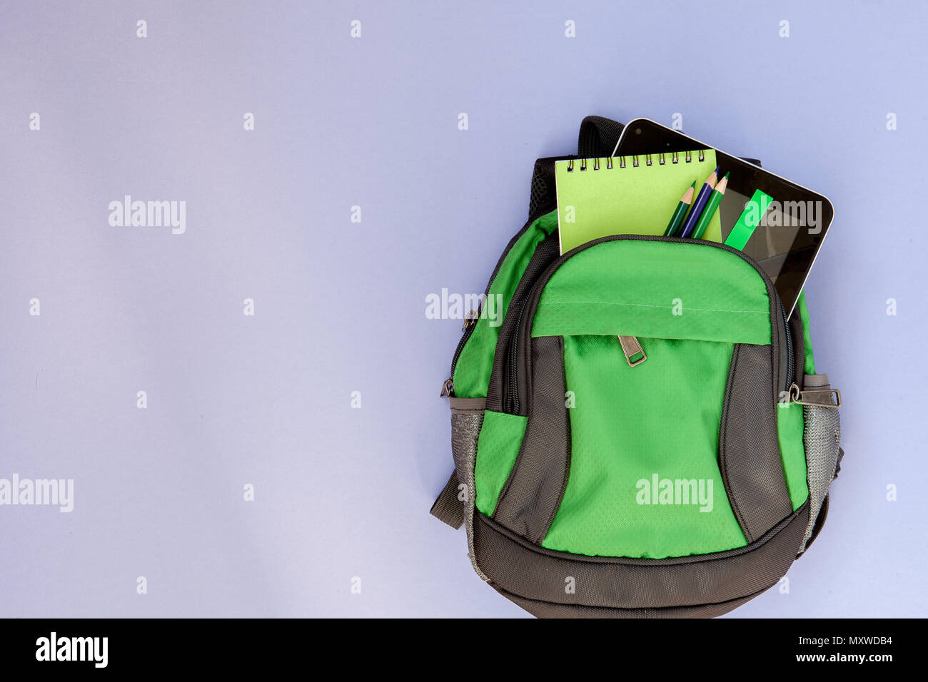 Messy school backpack hi-res stock photography and images - Alamy