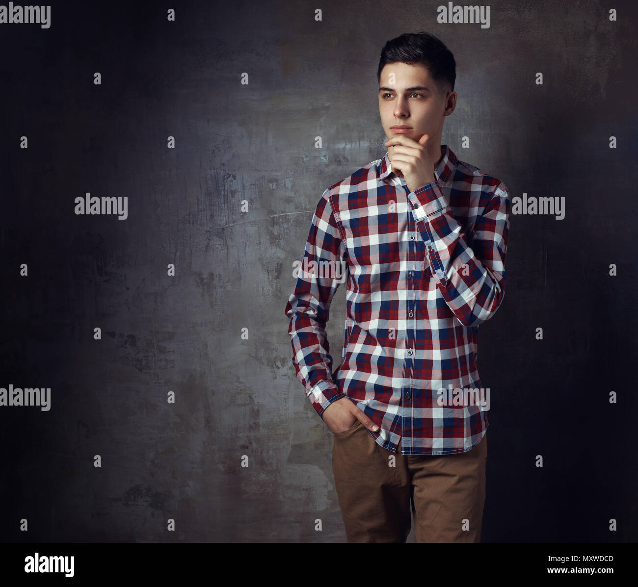 Young stylish handsome man Stock Photo - Alamy
