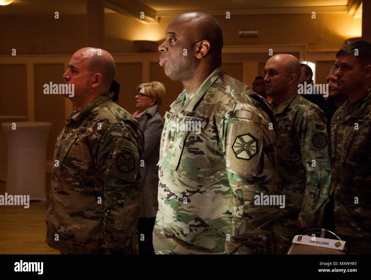 COL Keith E. Igyarto, Commander, USAG Rheinland-Pfalz and CSM Edward J ...