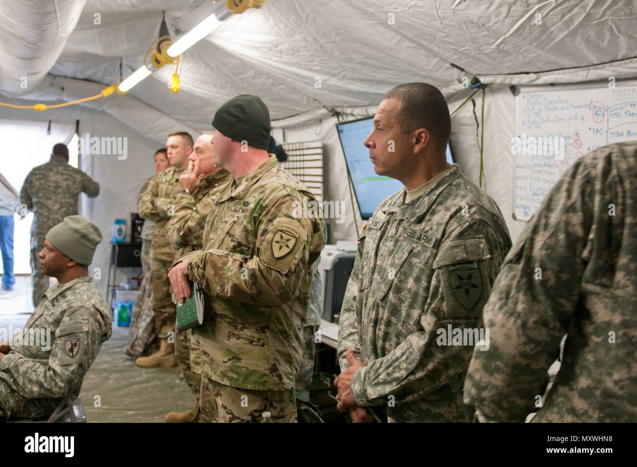 FORT BRAGG, North Carolina-- Situation updates in Tactical Operations ...