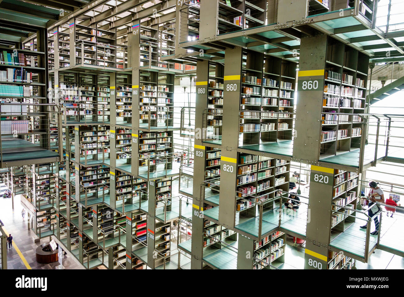 Biblioteca Vasconcelos, Mexico City High Resolution Stock Photography ...