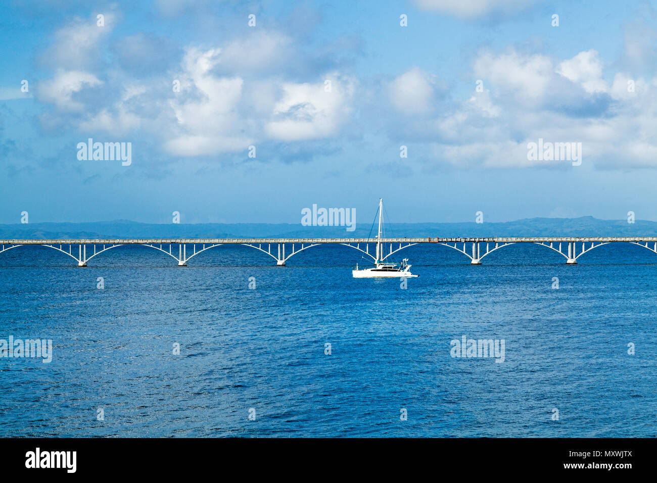 Port of santa barbara Samana Stock Photo - Alamy