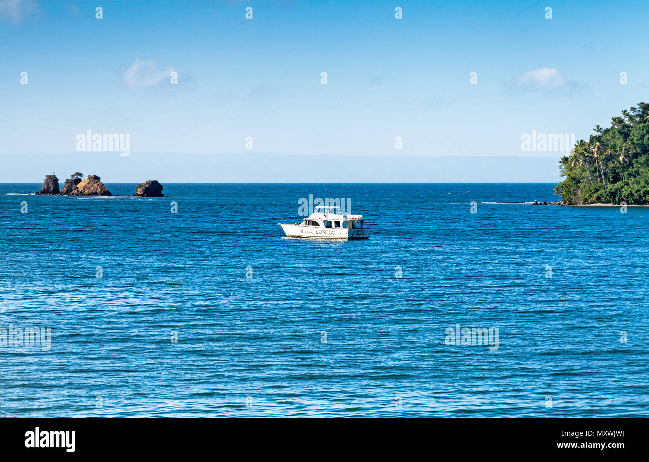 Port of santa barbara Samana Stock Photo - Alamy