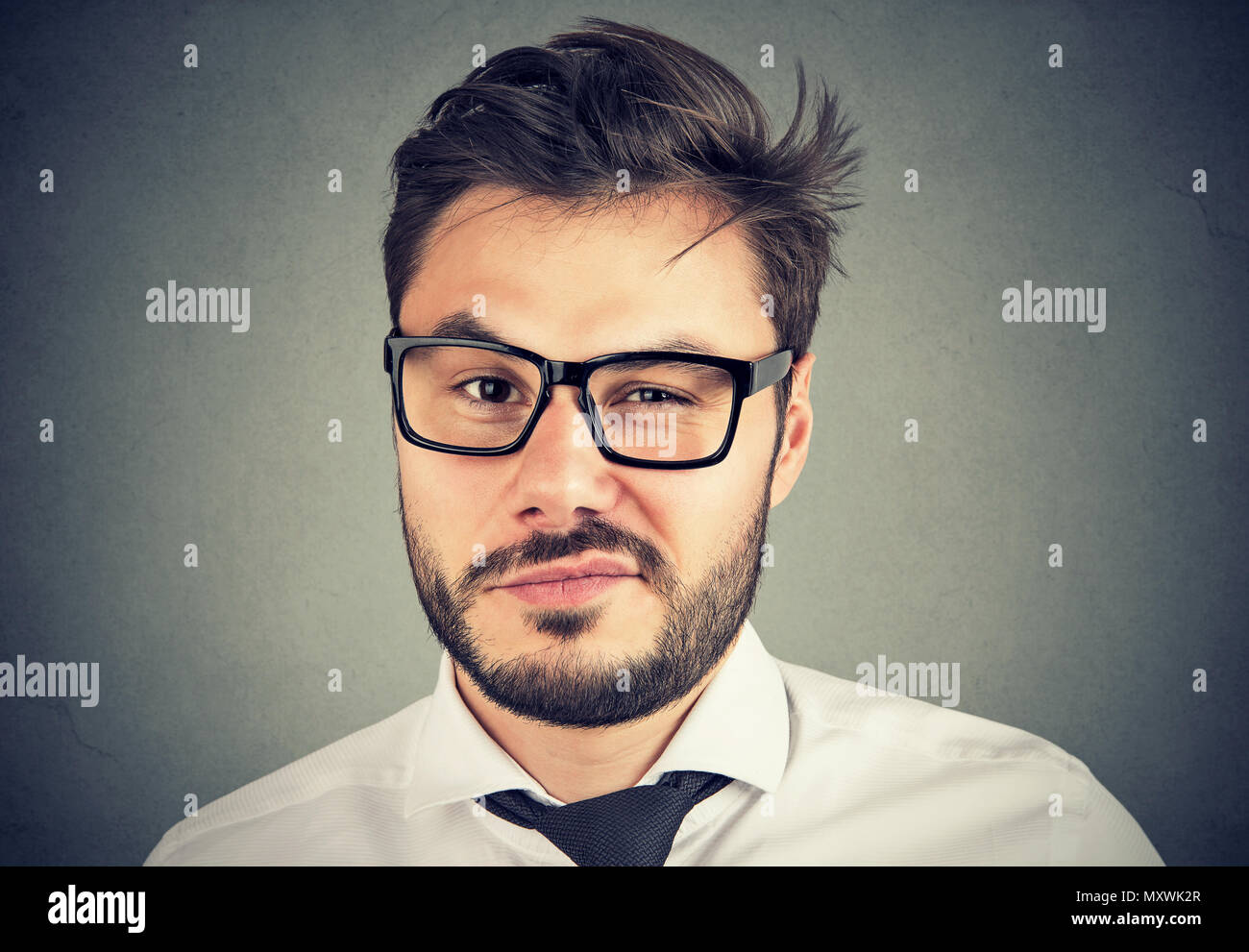 Skeptically hi-res stock photography and images - Alamy