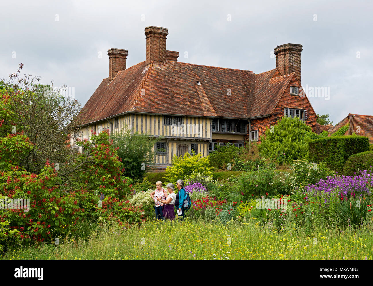 The gardens at Great Dixter, Northiam, East Sussex, England UK Stock ...