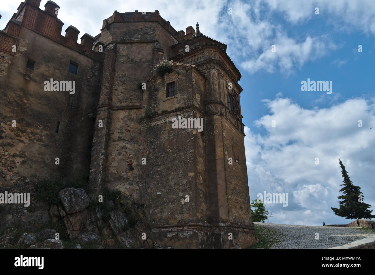 Iglesia del Castillo (Castle Church) in Aracena. Andalusia, Spain Stock ...