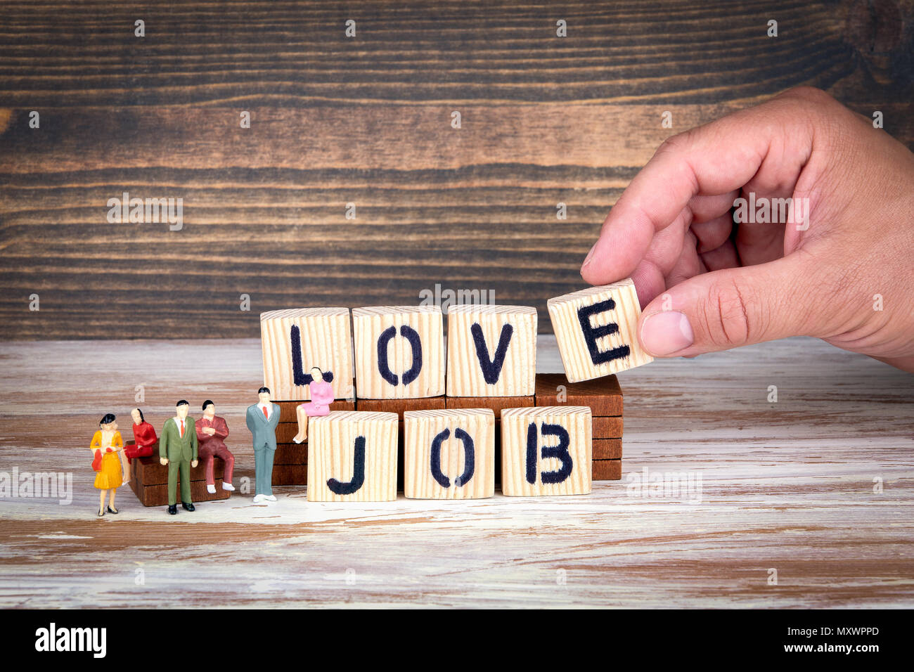 Career growth concept letters hi-res stock photography and images - Alamy