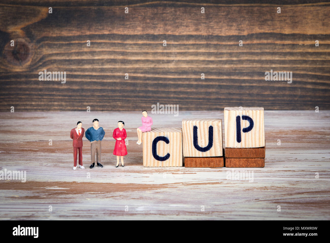 cup. Sports competitions, success at work or achievements in training ...