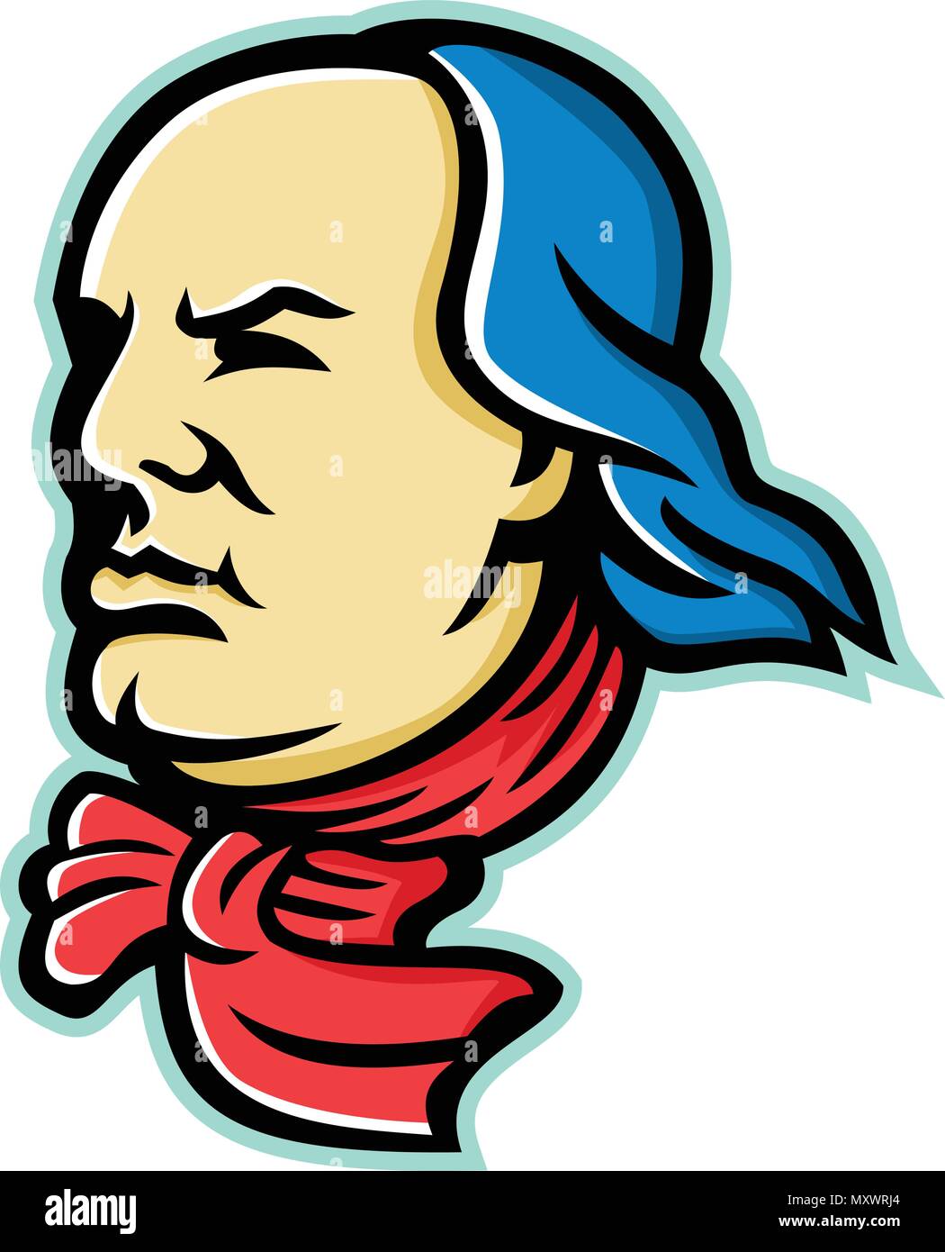 Benjamin franklin american scientist Stock Vector Images - Alamy