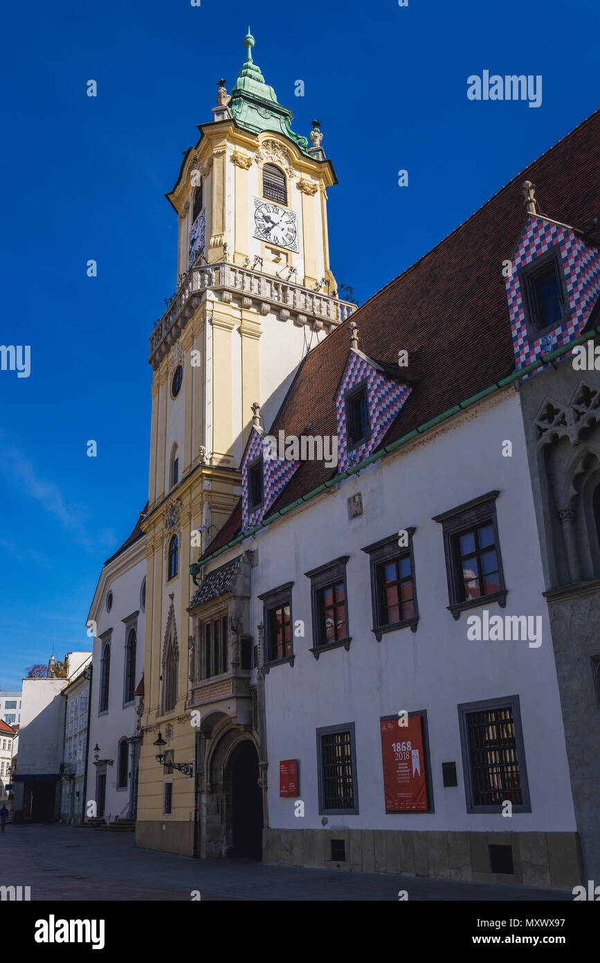 Old Town Hall buildings complex from 14th century on the Old Town in ...
