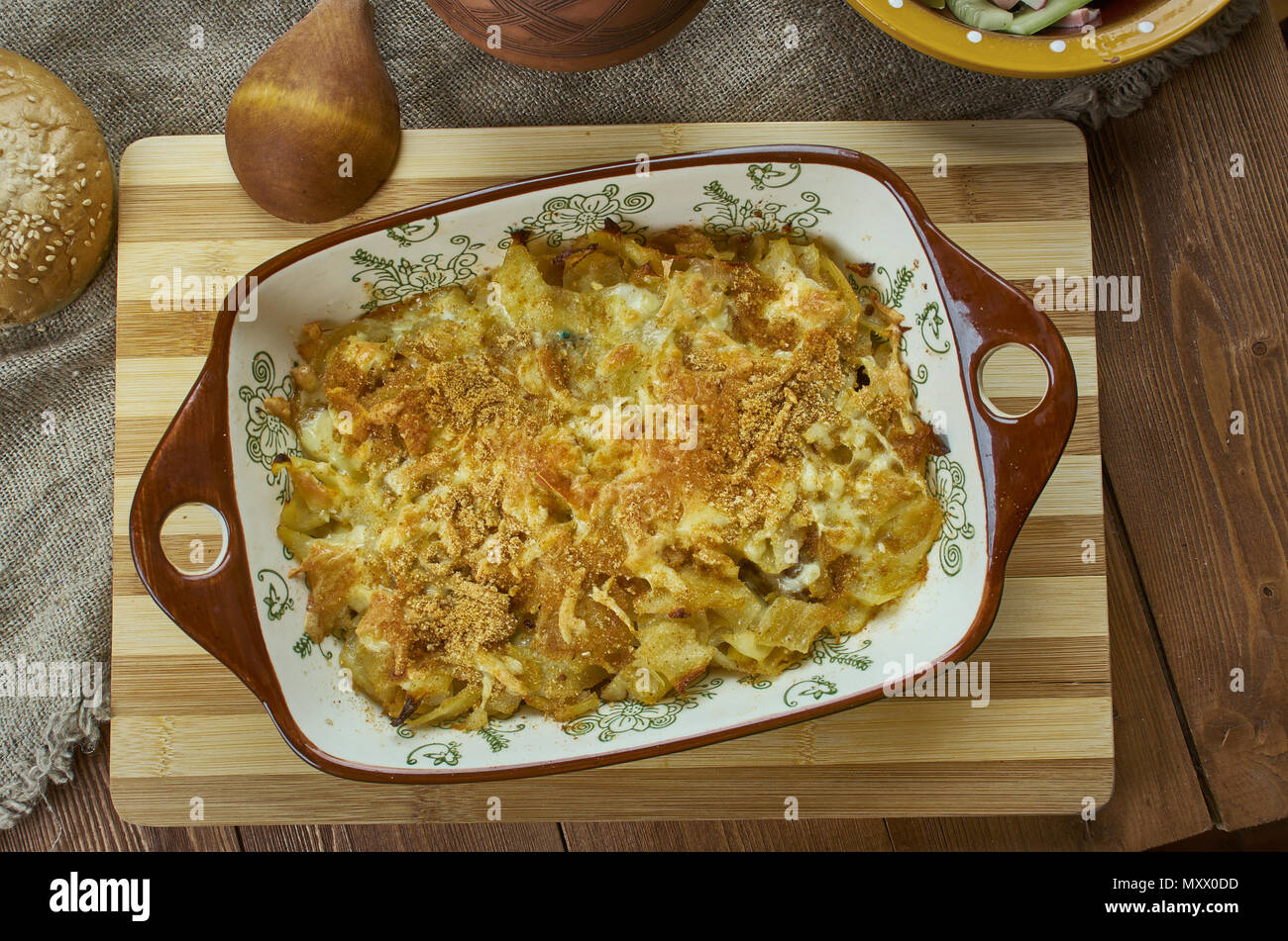Bavarian cuisine , Traditional German Cabbage Casserole Stock Photo - Alamy