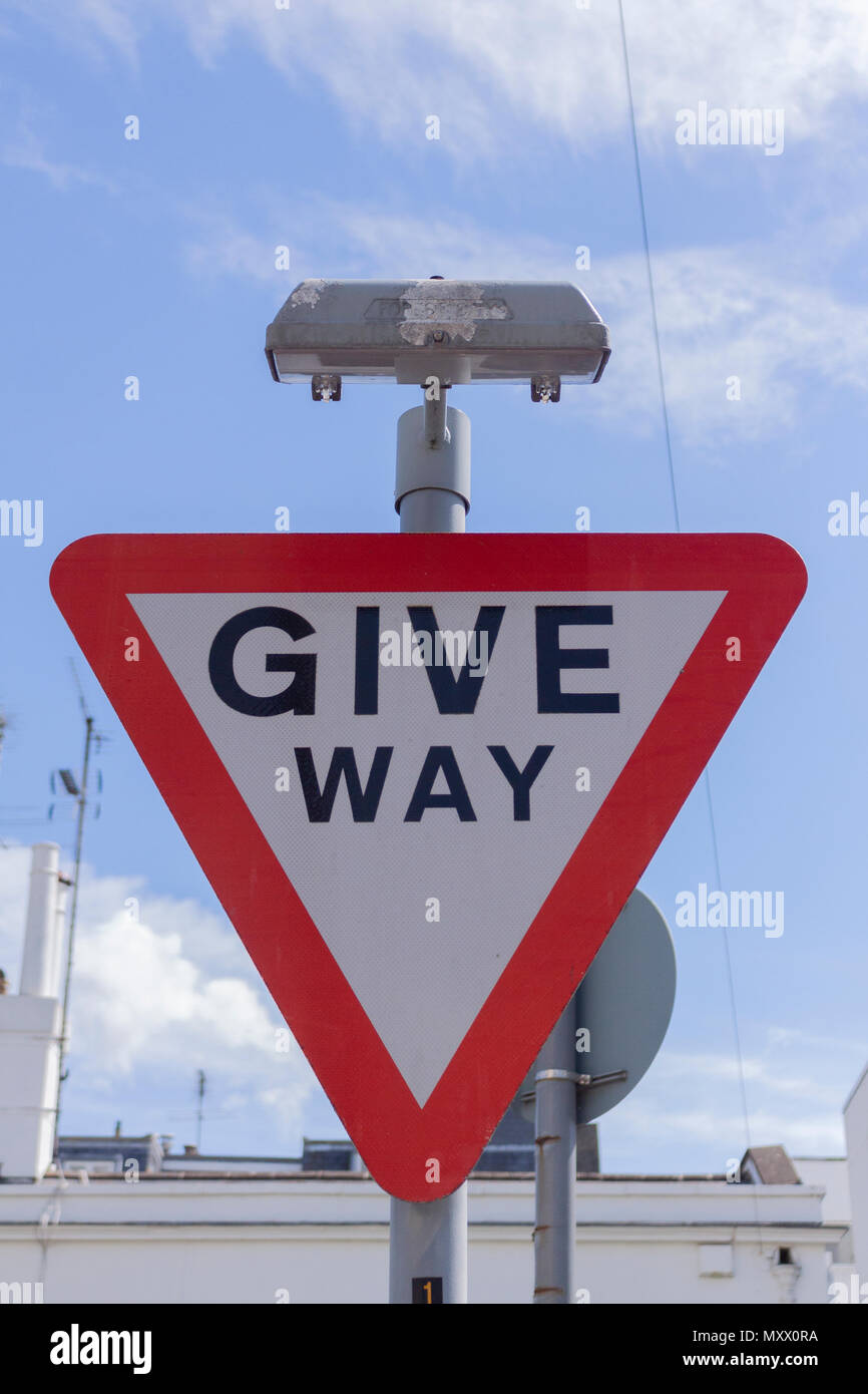 Learner with a road sign hi-res stock photography and images - Alamy