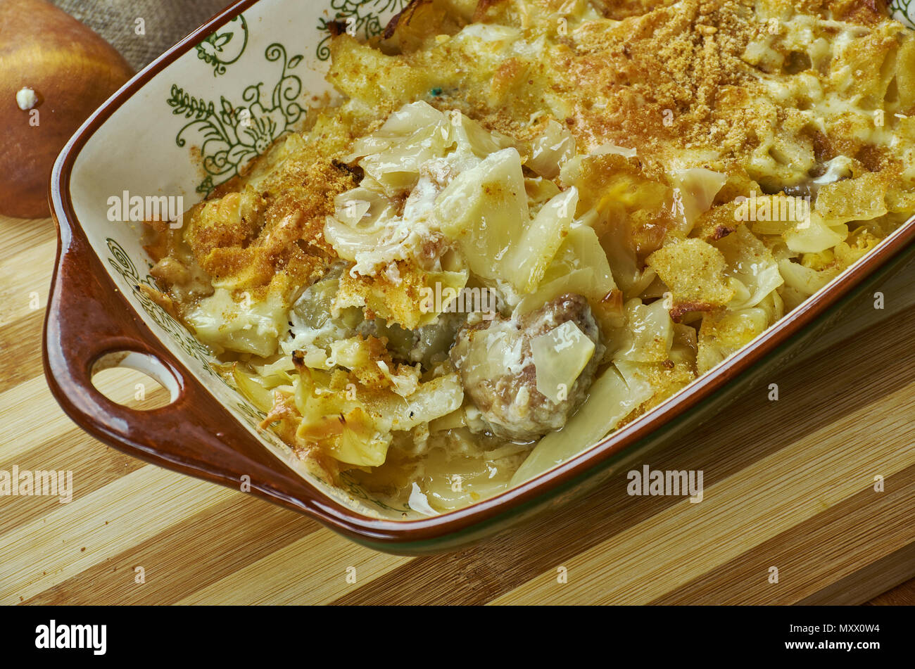 German cabbage casserole hi-res stock photography and images - Alamy