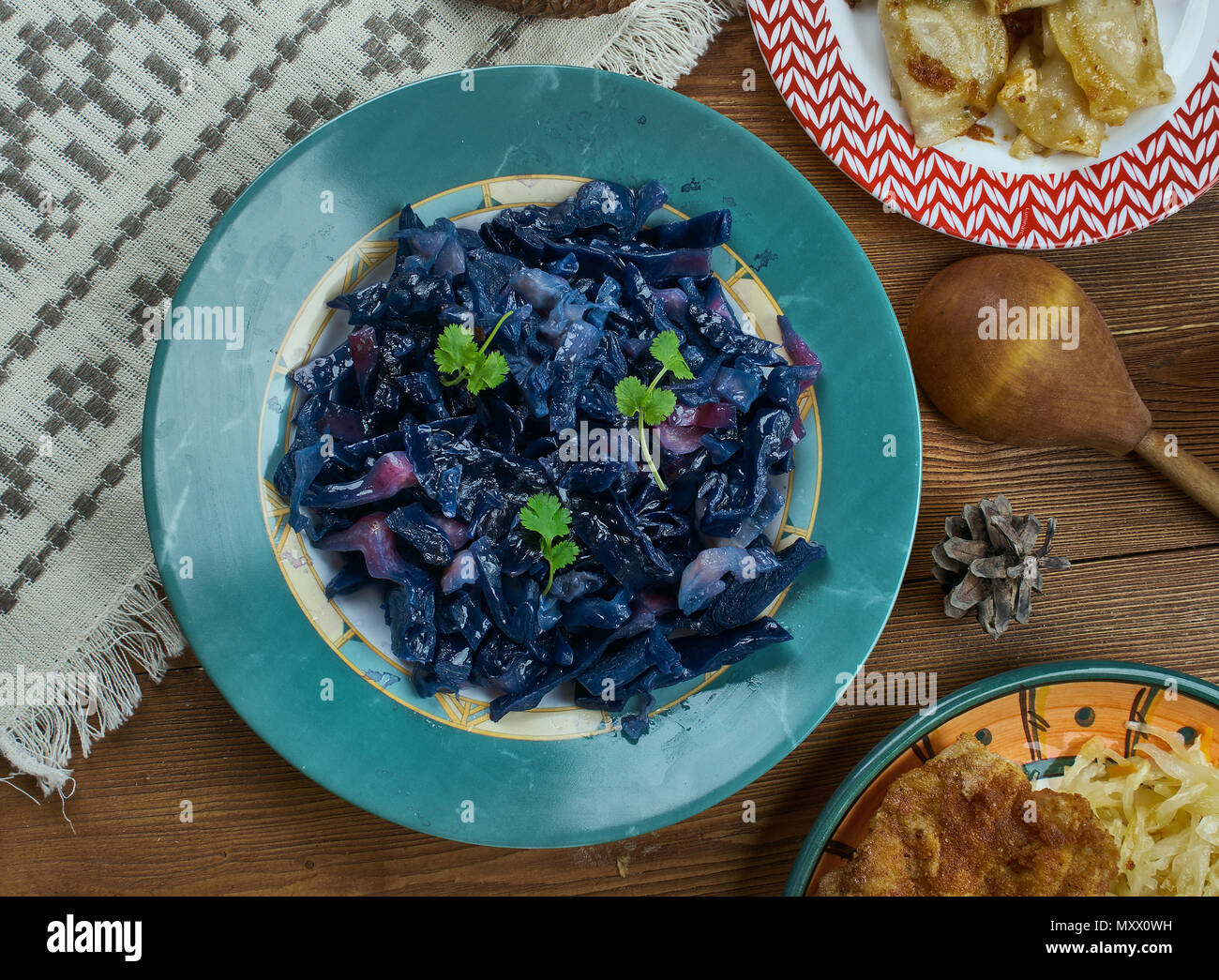 German cuisine , German Braised Red Cabbage, Traditional assorted ...