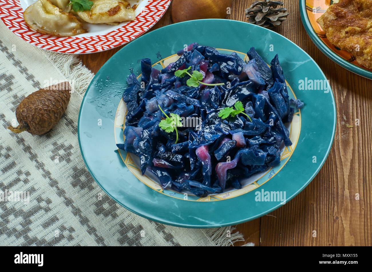 German cuisine , German Braised Red Cabbage, Traditional assorted ...