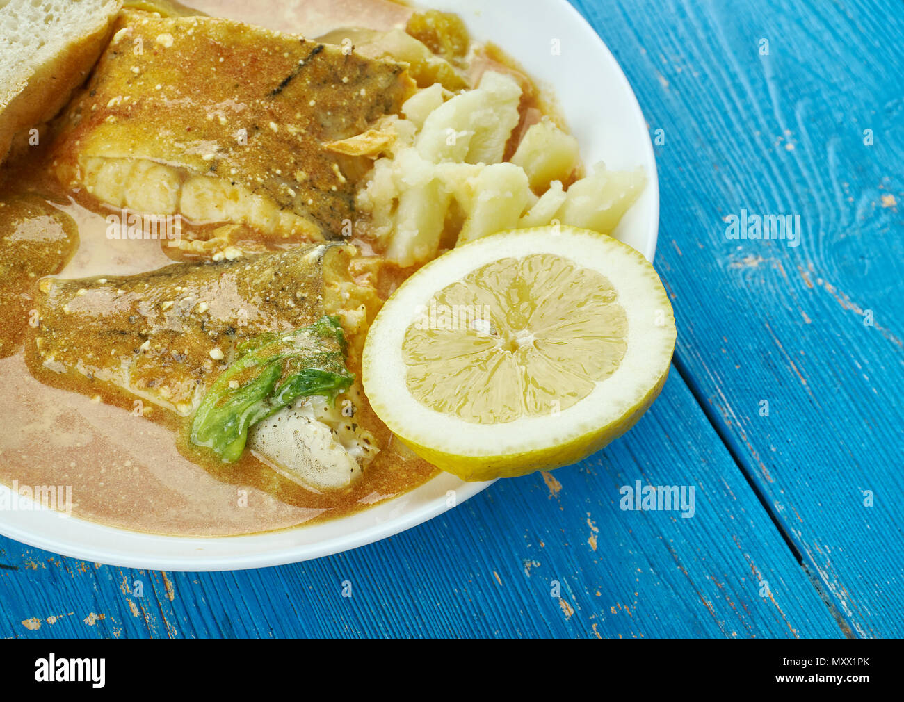Caribbean Curry Fish , Trinidad and Guyana version Stock Photo - Alamy