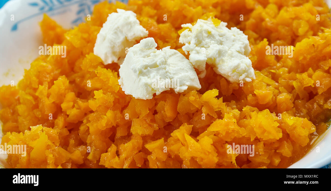 Gajrela - carrot-based sweet dessert pudding from the Indian Stock ...