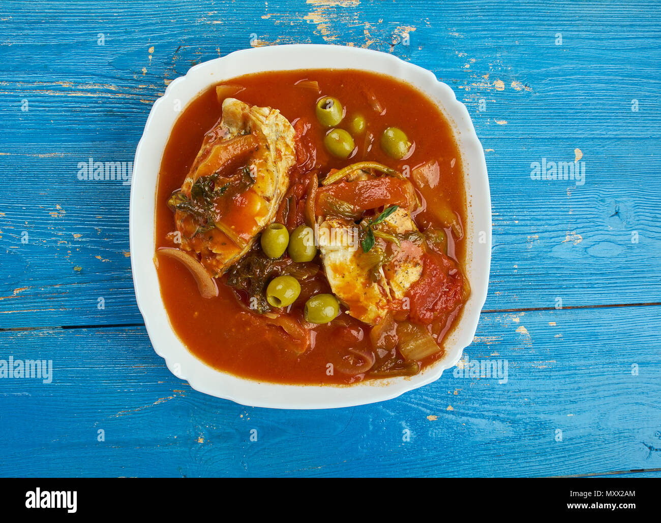 Moroccan Fish Stew Stock Photo - Alamy