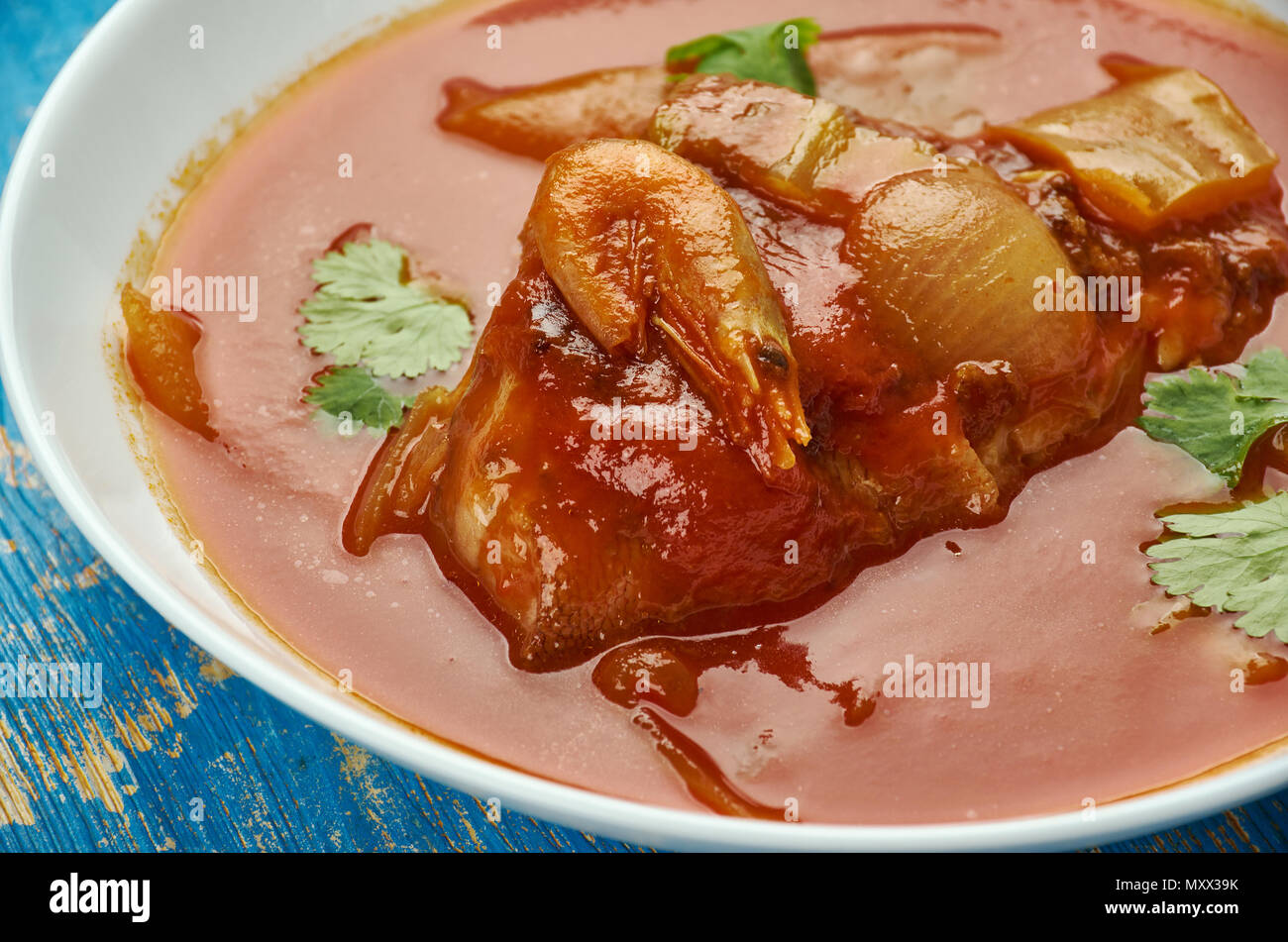 Macher Jhol , Fish Curry , popular Bengali fish fry Stock Photo - Alamy