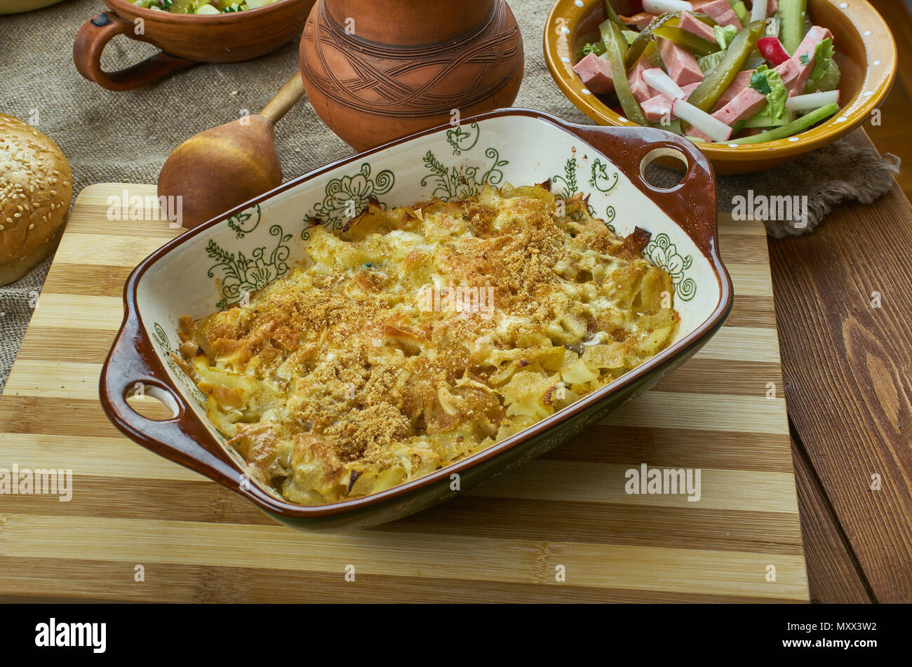Bavarian cuisine , Traditional German Cabbage Casserole Stock Photo - Alamy