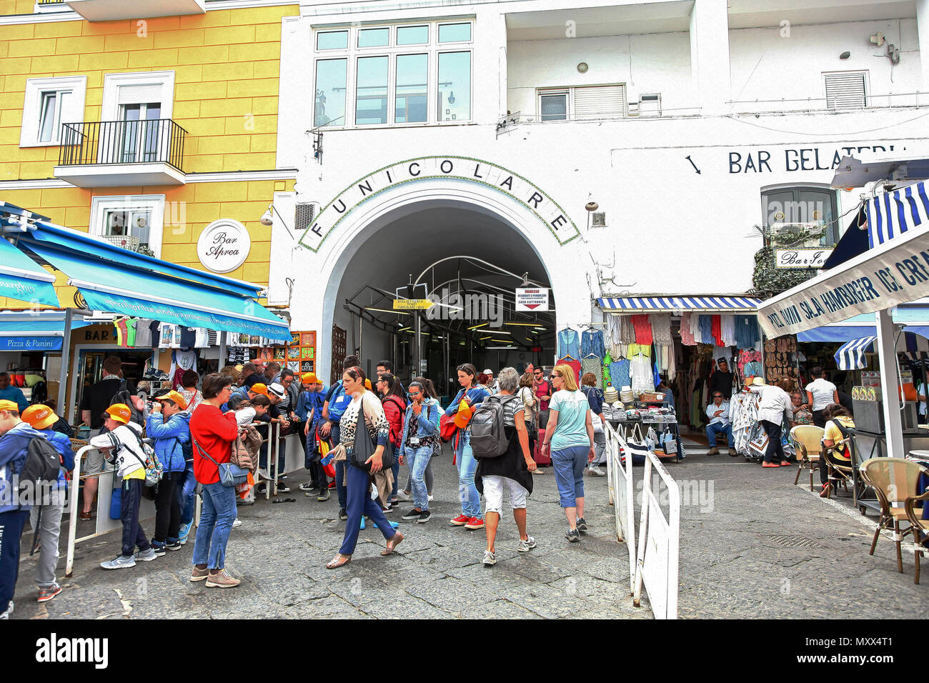 Capri funicular hi-res stock photography and images - Alamy