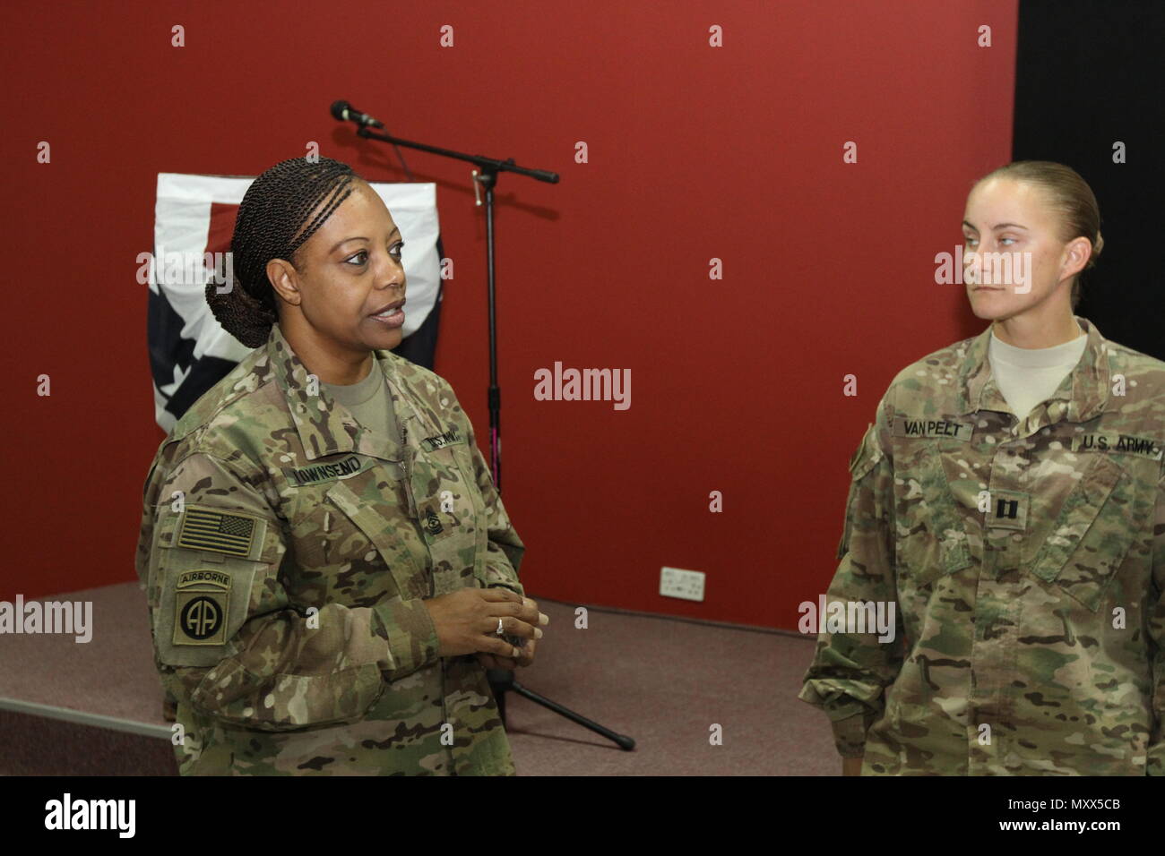 Army Sgt. Maj. Annette C. Townsend, senior enlisted advisor of the 14th ...