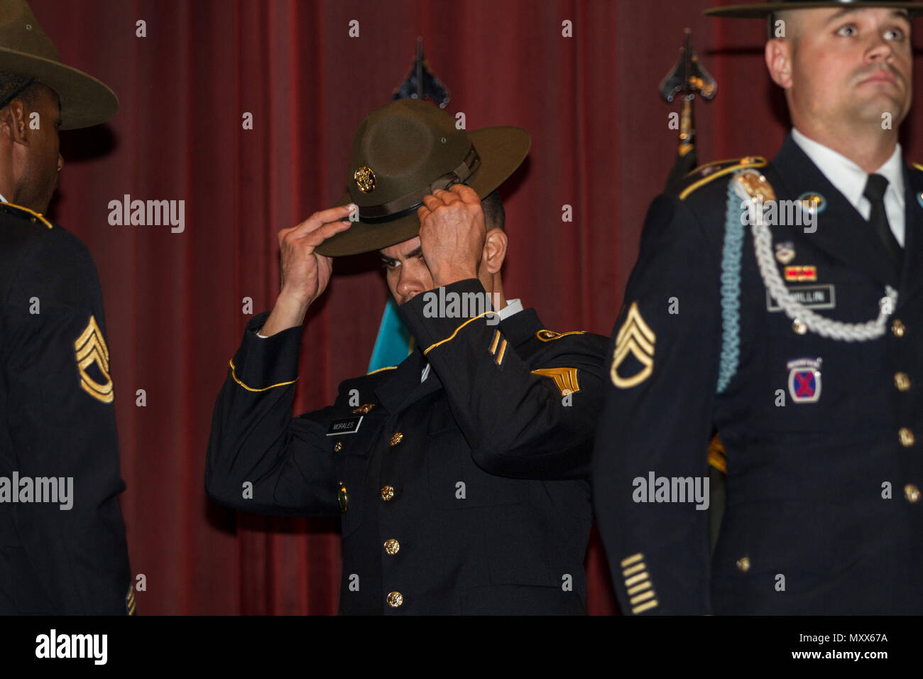 Drill sergeant hat hi-res stock photography and images - Alamy