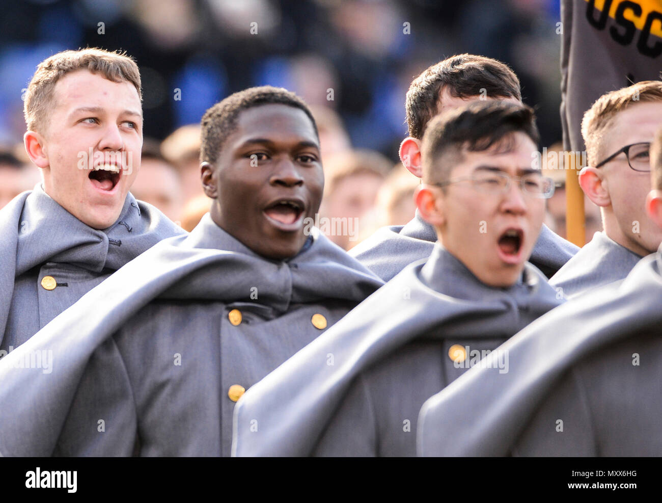 161210-N-XP477-0672 BALTIMORE, Md. (Dec. 10, 2016) A company of cadets ...