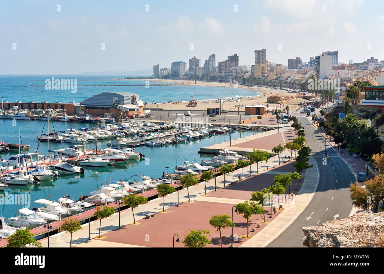 Skyline el campello marina costa hi-res stock photography and images ...