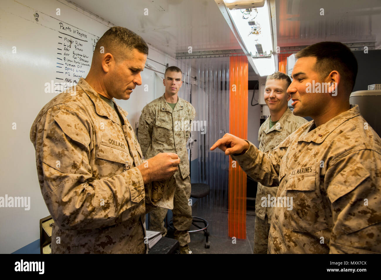 U.S. Marine Chief Warrant Officer 2 Sean Smith, the ground ...