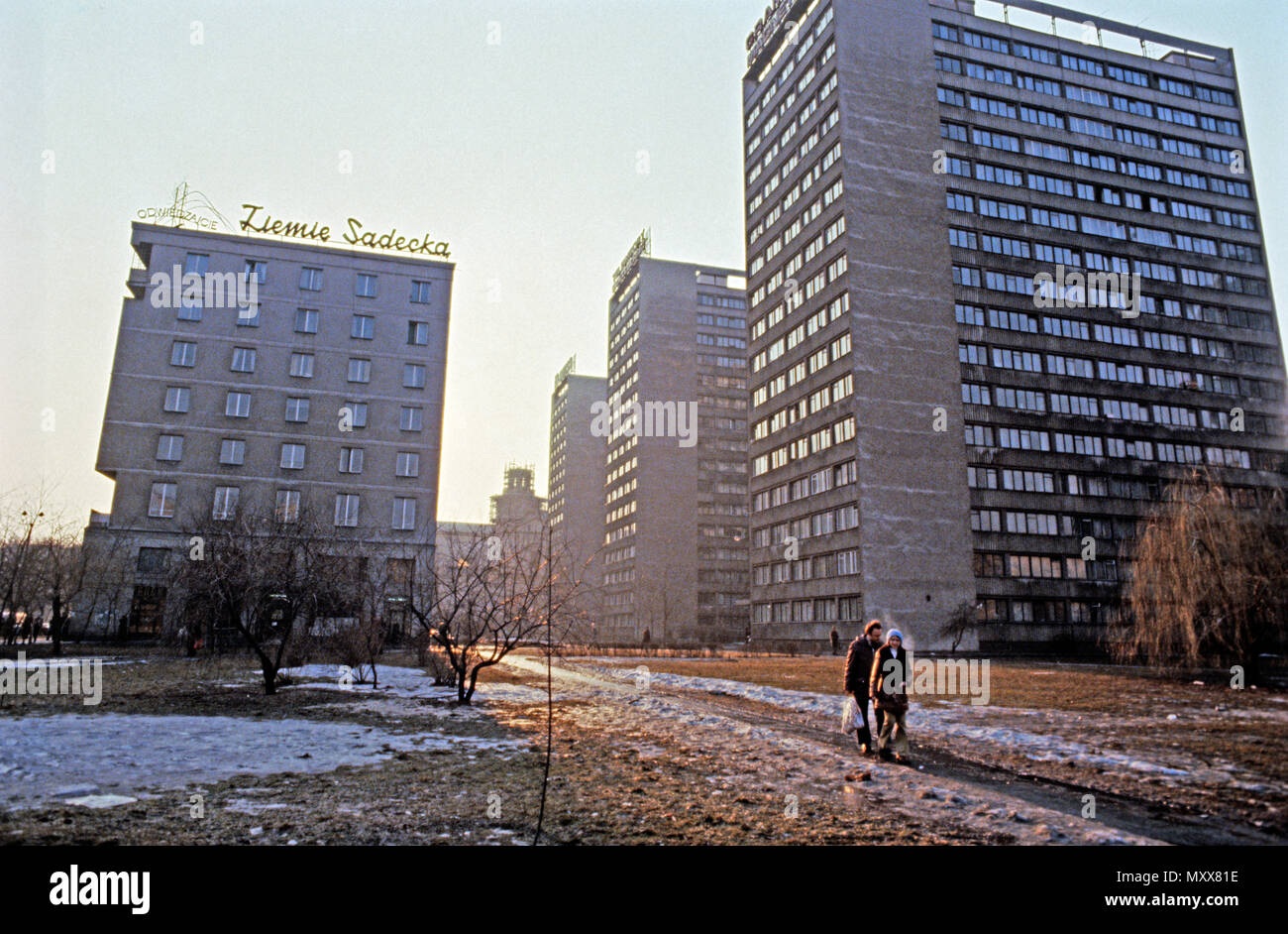 High rise workers apartments in Warsaw suburbs, Poland Stock Photo - Alamy