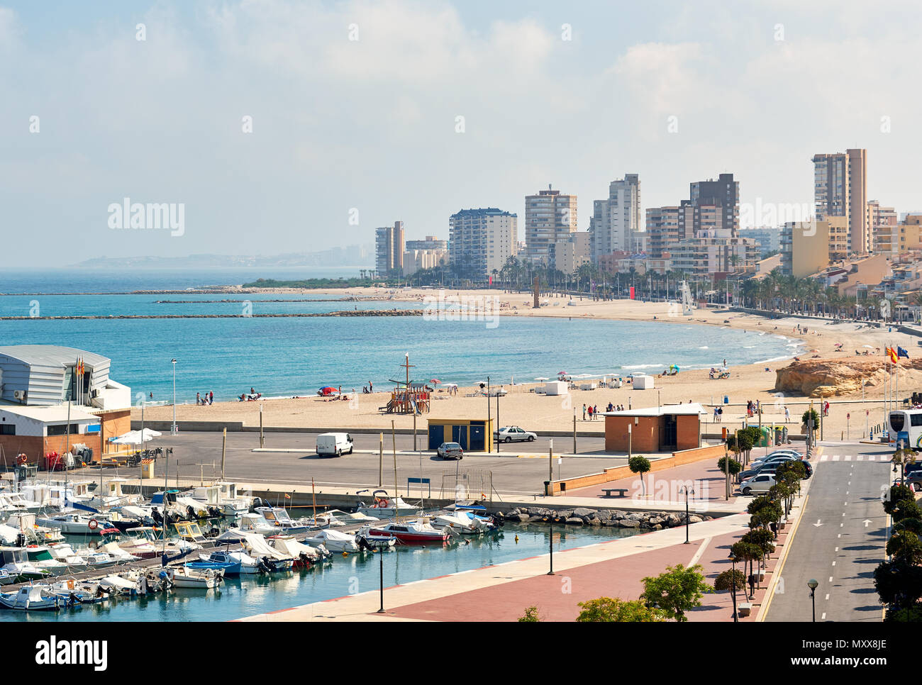 Skyline el campello marina costa hi-res stock photography and images ...