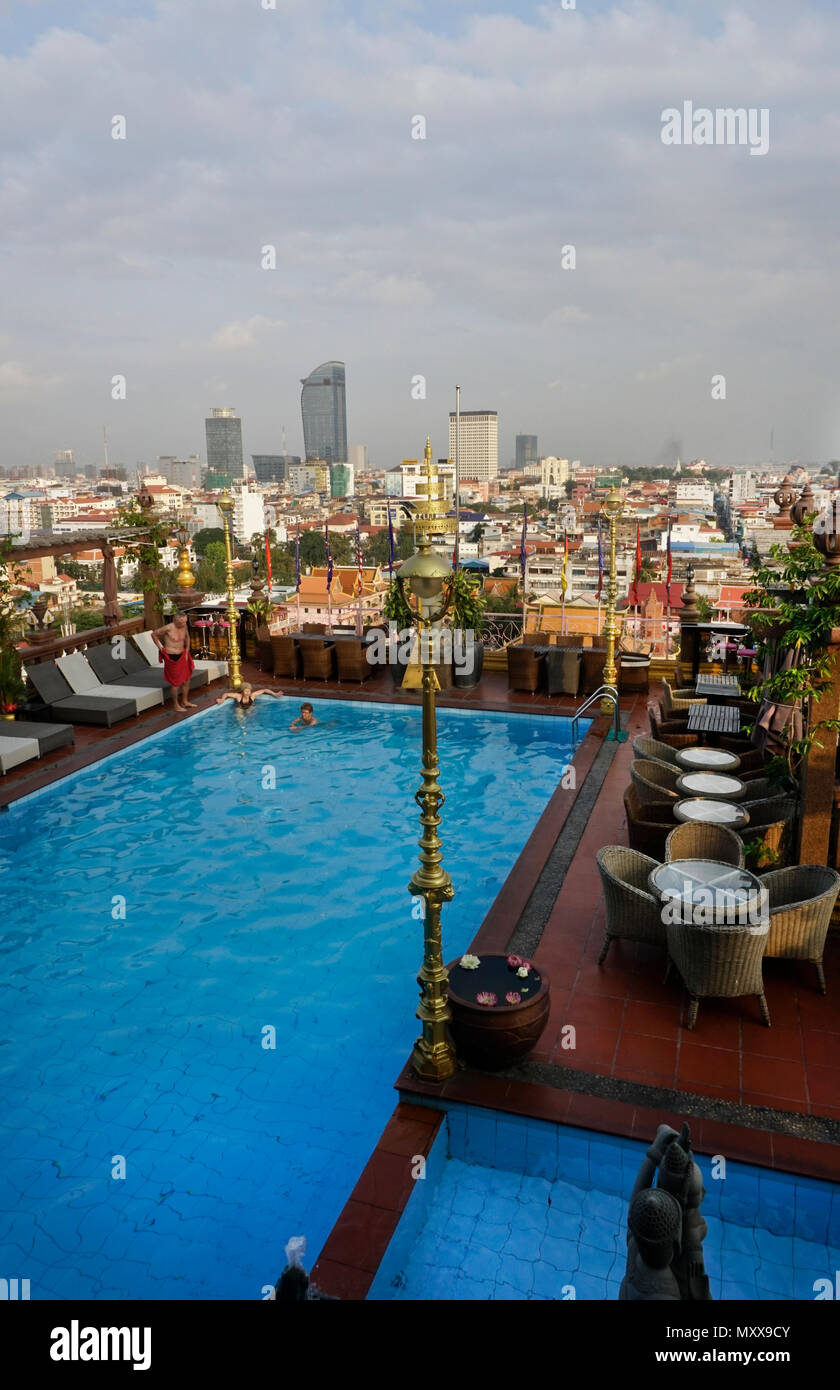 Rooftop pool cambodia hi-res stock photography and images - Alamy
