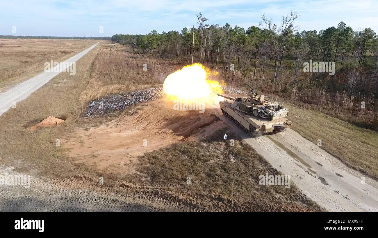 Aerial drone image of an M1A2 Abrams Main Battle Tank crew, from the ...