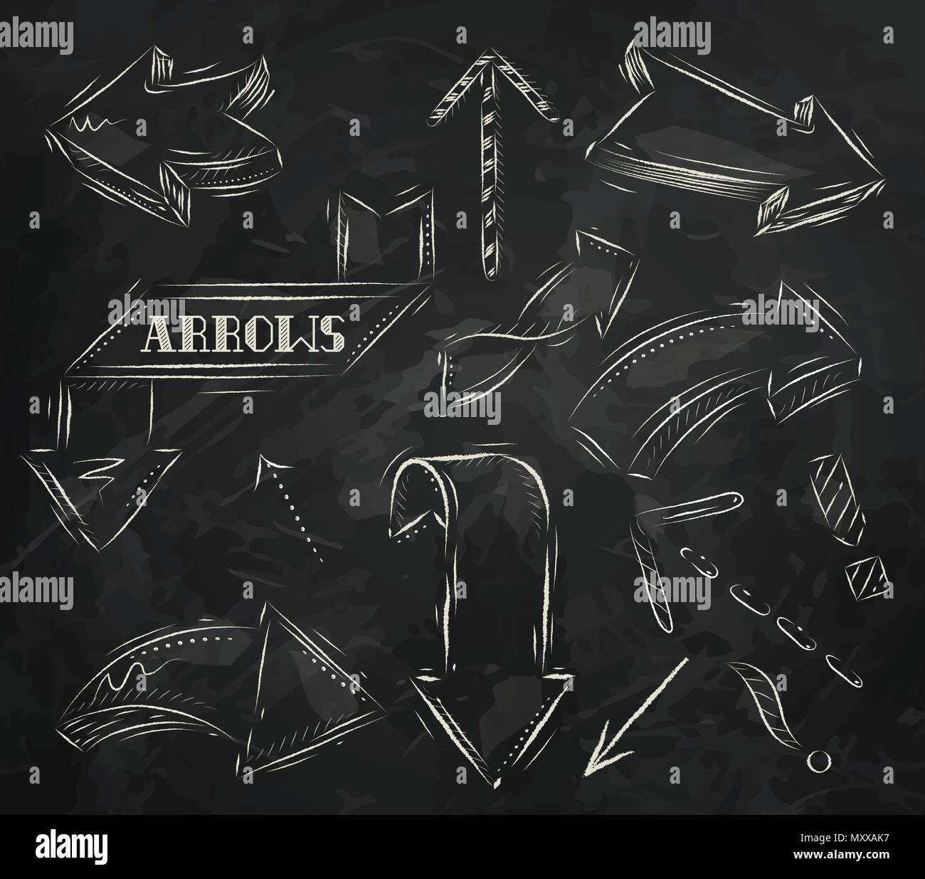 Study on blackboard in Stock Vector Images - Alamy