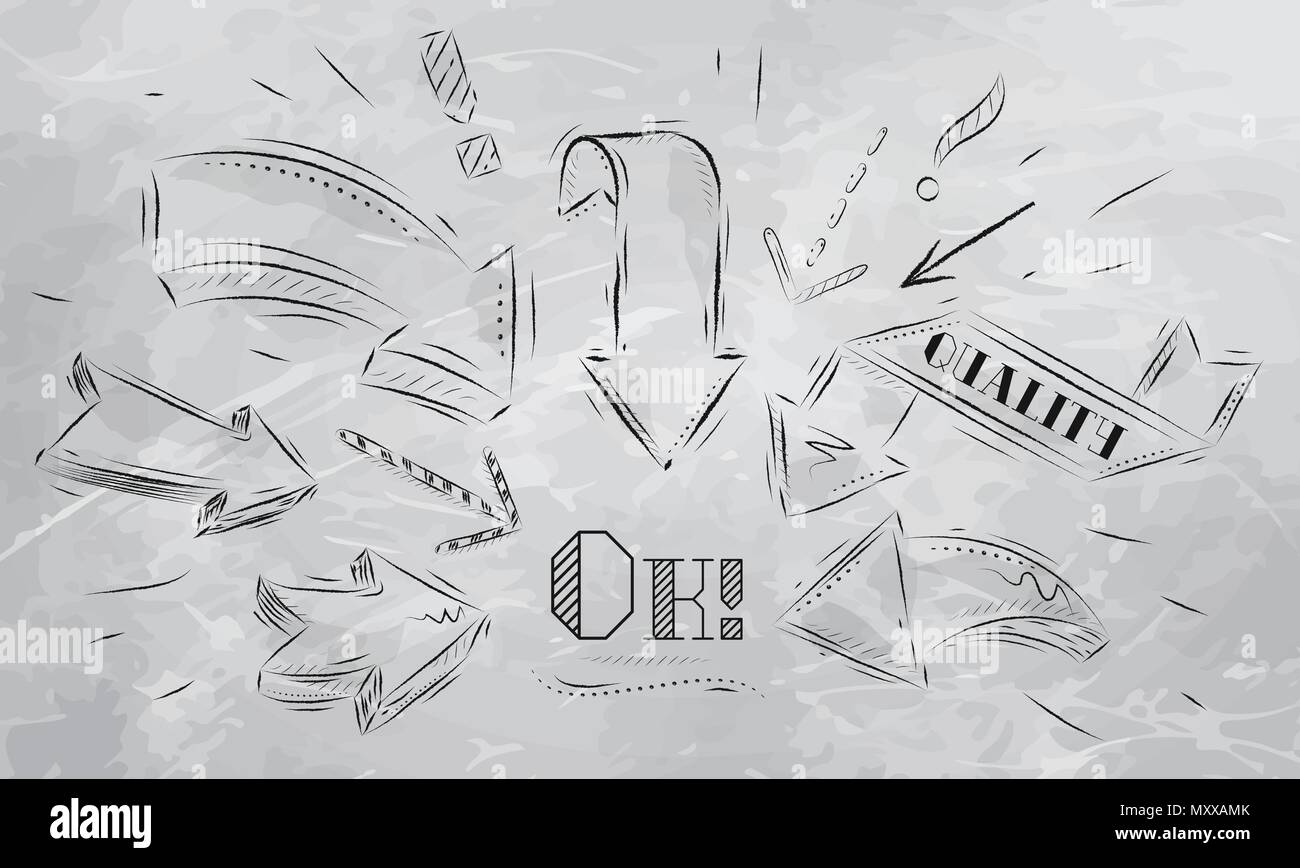 Charcoal drawing vector vectors Stock Vector Images - Alamy