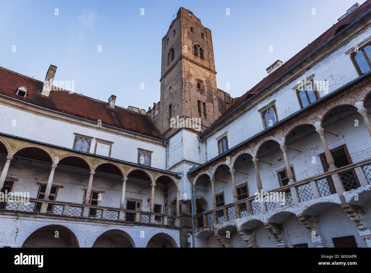 Old castle in Breclav city in Czech Republic Stock Photo - Alamy