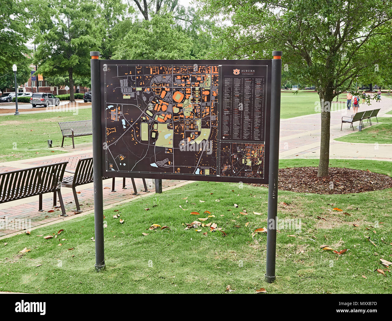 Campus directional map hi-res stock photography and images - Alamy