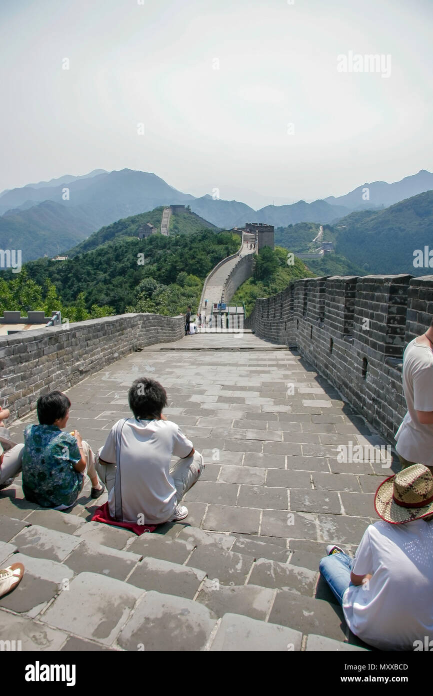 The Great Wall of China is a series of fortifications made of stone ...
