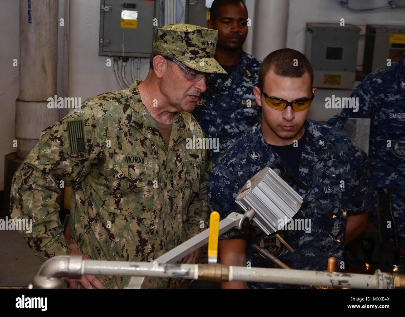SANTA RITA, Guam (Dec. 15, 2016) Vice Chief of Naval Operations, Adm ...