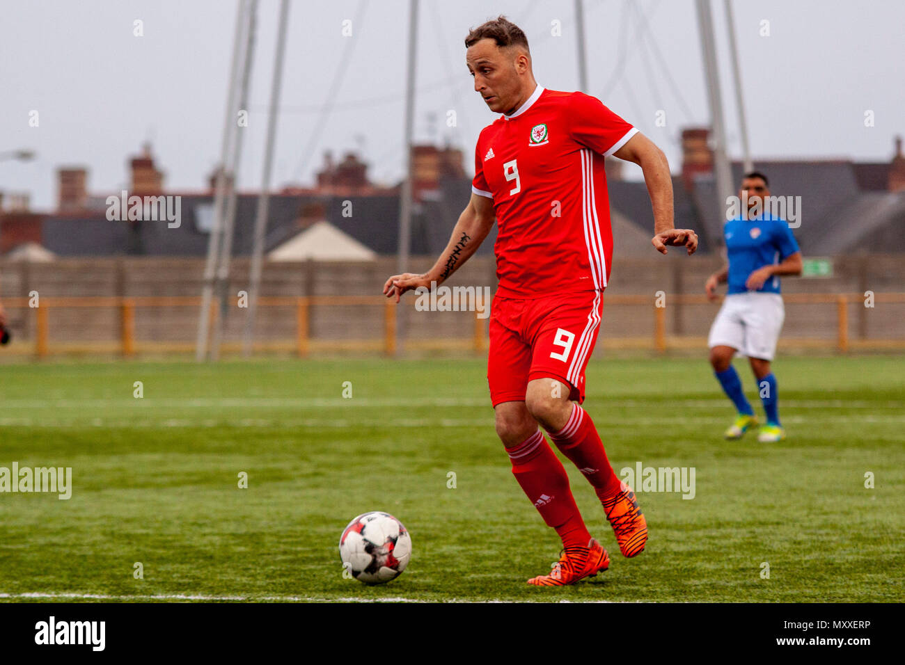 Chris Quick of South Wales FA v Region of Gothenburg compete in the ...