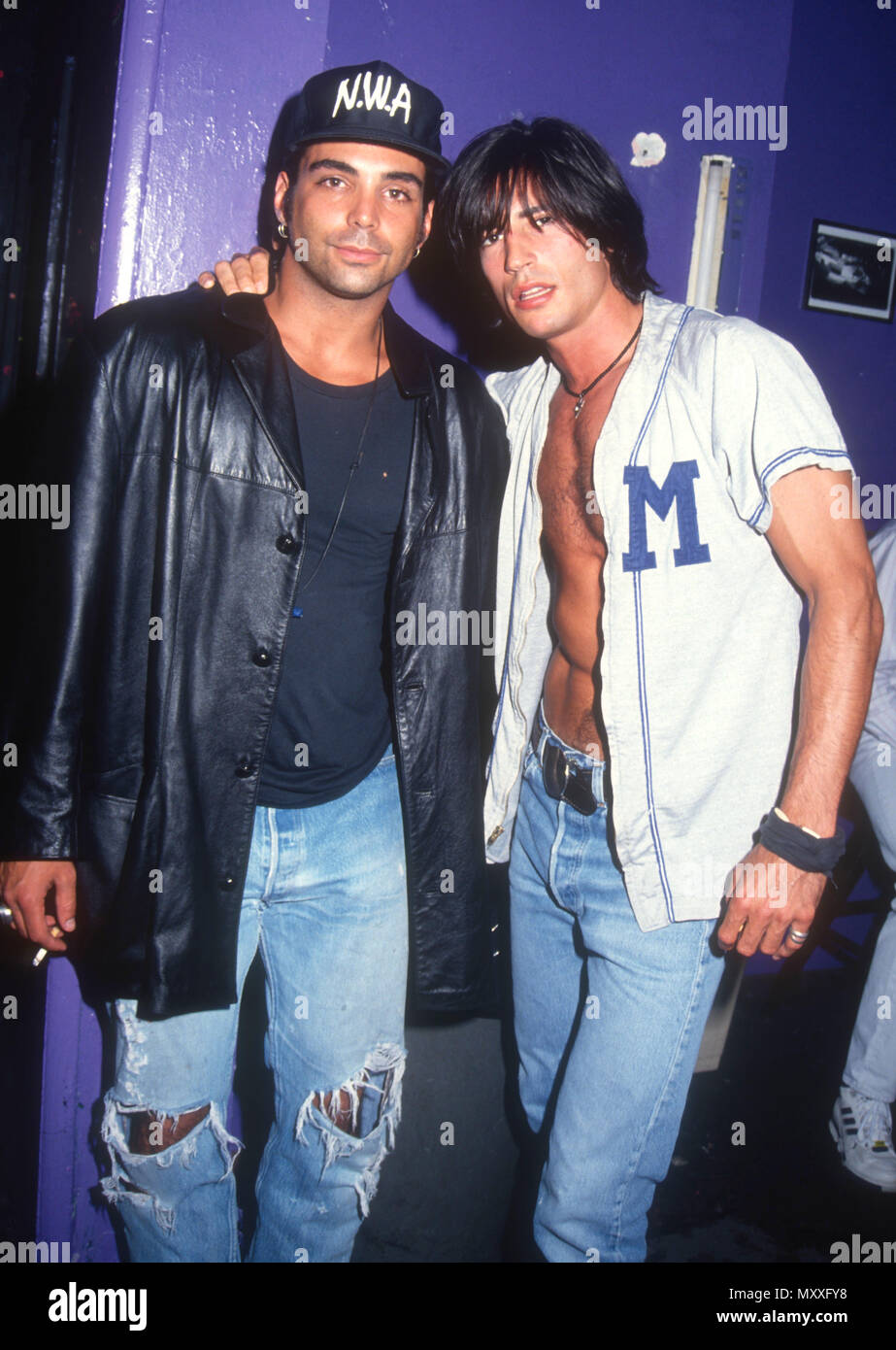 LOS ANGELES, CA - AUGUST 15: (EXCLUSIVE) (L-R) Actor Richard Grieco and ...