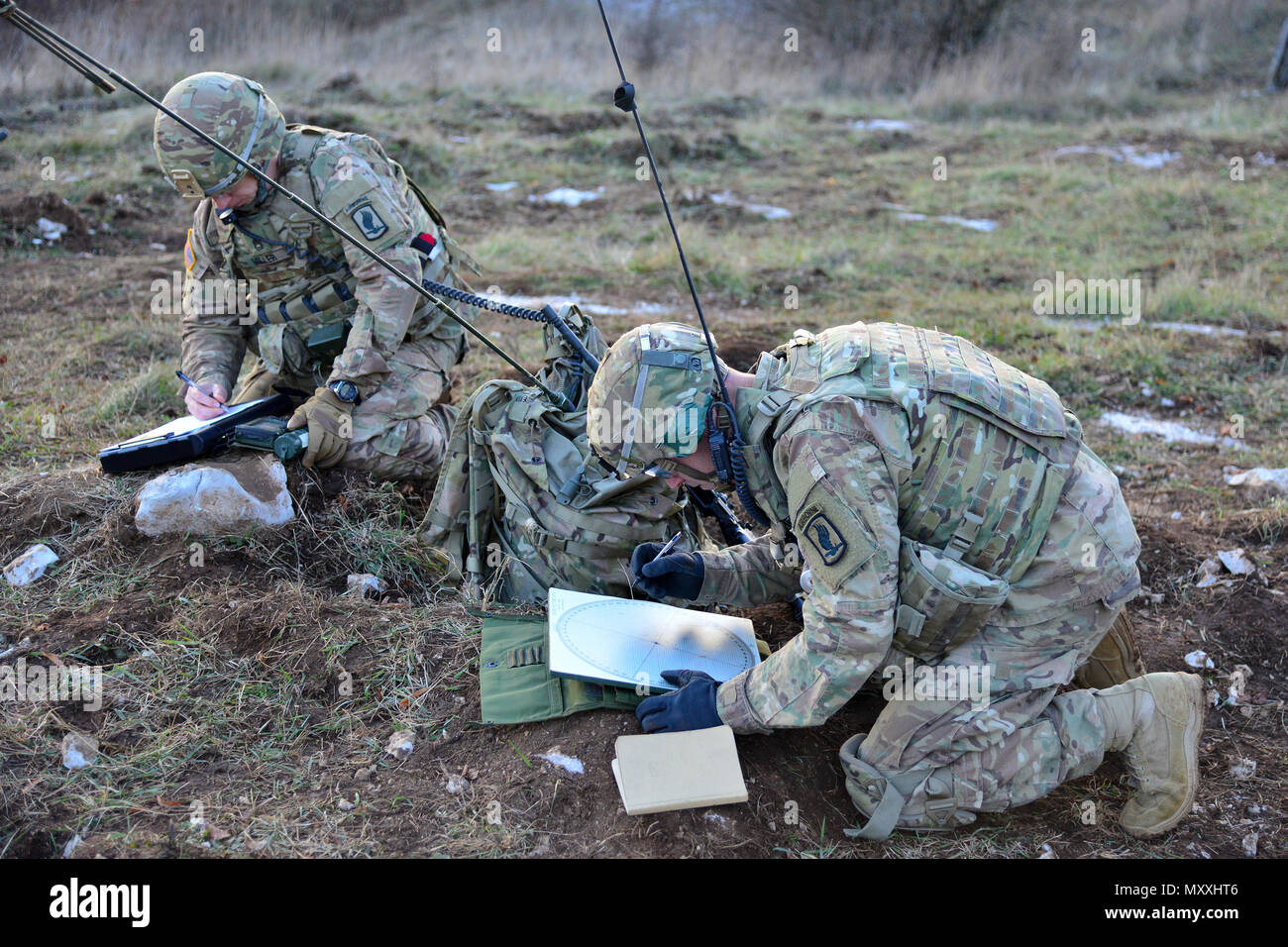 U.S. Army paratroopers assigned to 1st Squadron, 91st Cavalry Regiment ...