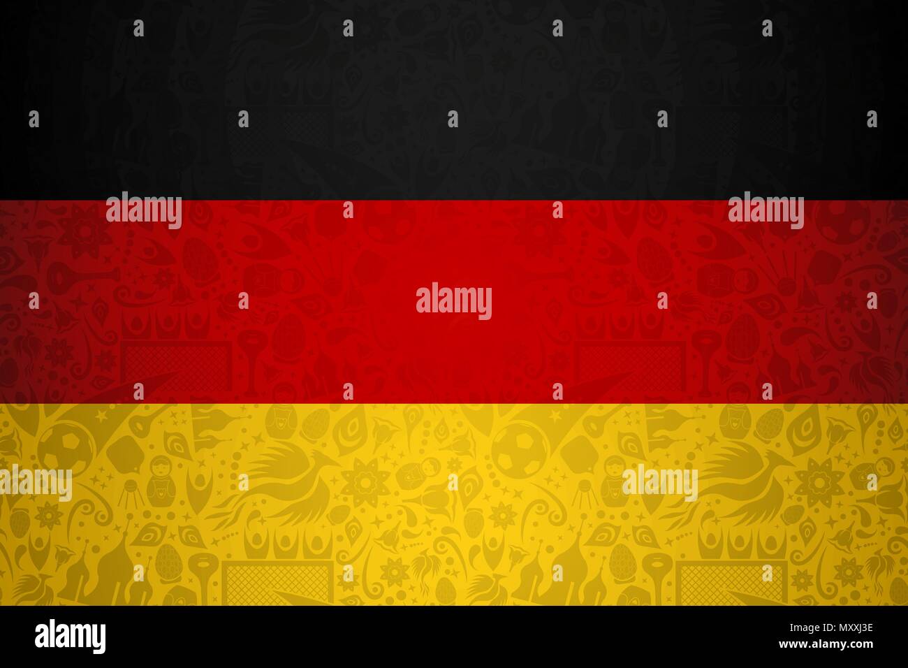 Germany flag symbol background for special soccer sport event. Includes ...