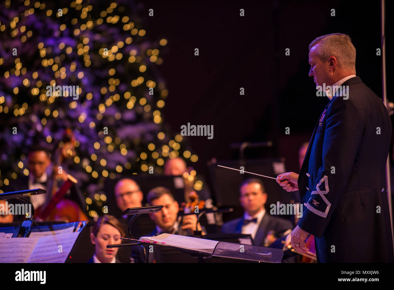 The United States Air Force Band played its annual holiday concert for ...