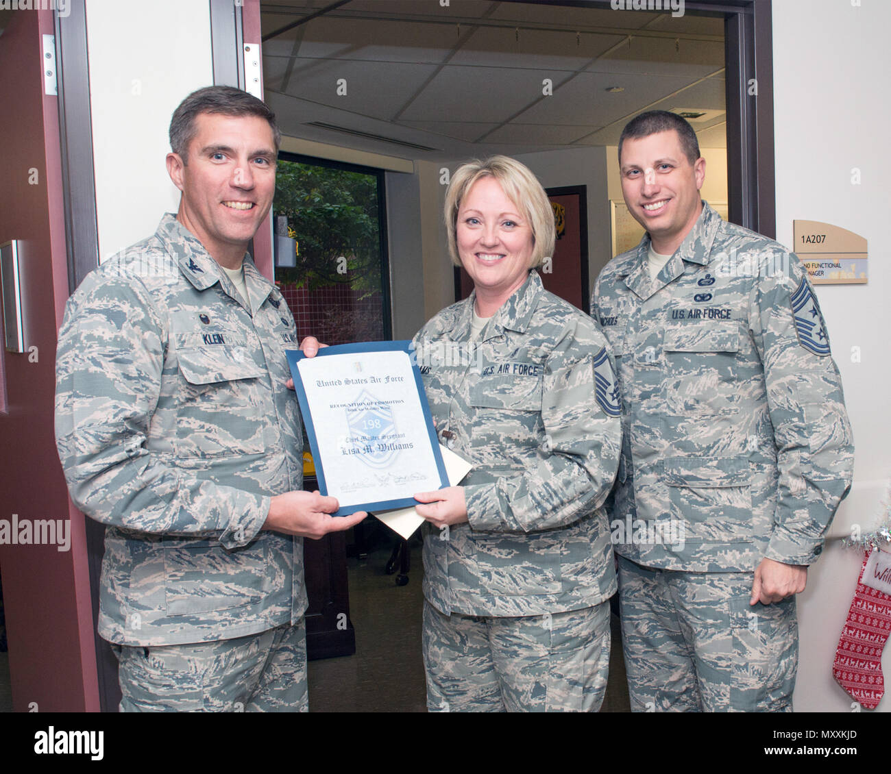 U.S. Air Force Col. John Klein, 60th Air Mobility Wing commander and ...