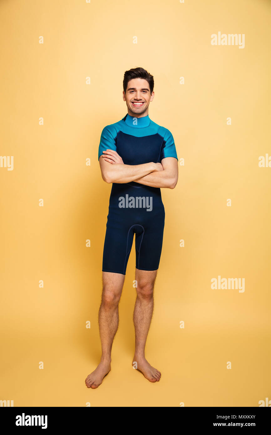 Muscular man swimsuit hi-res stock photography and images - Alamy