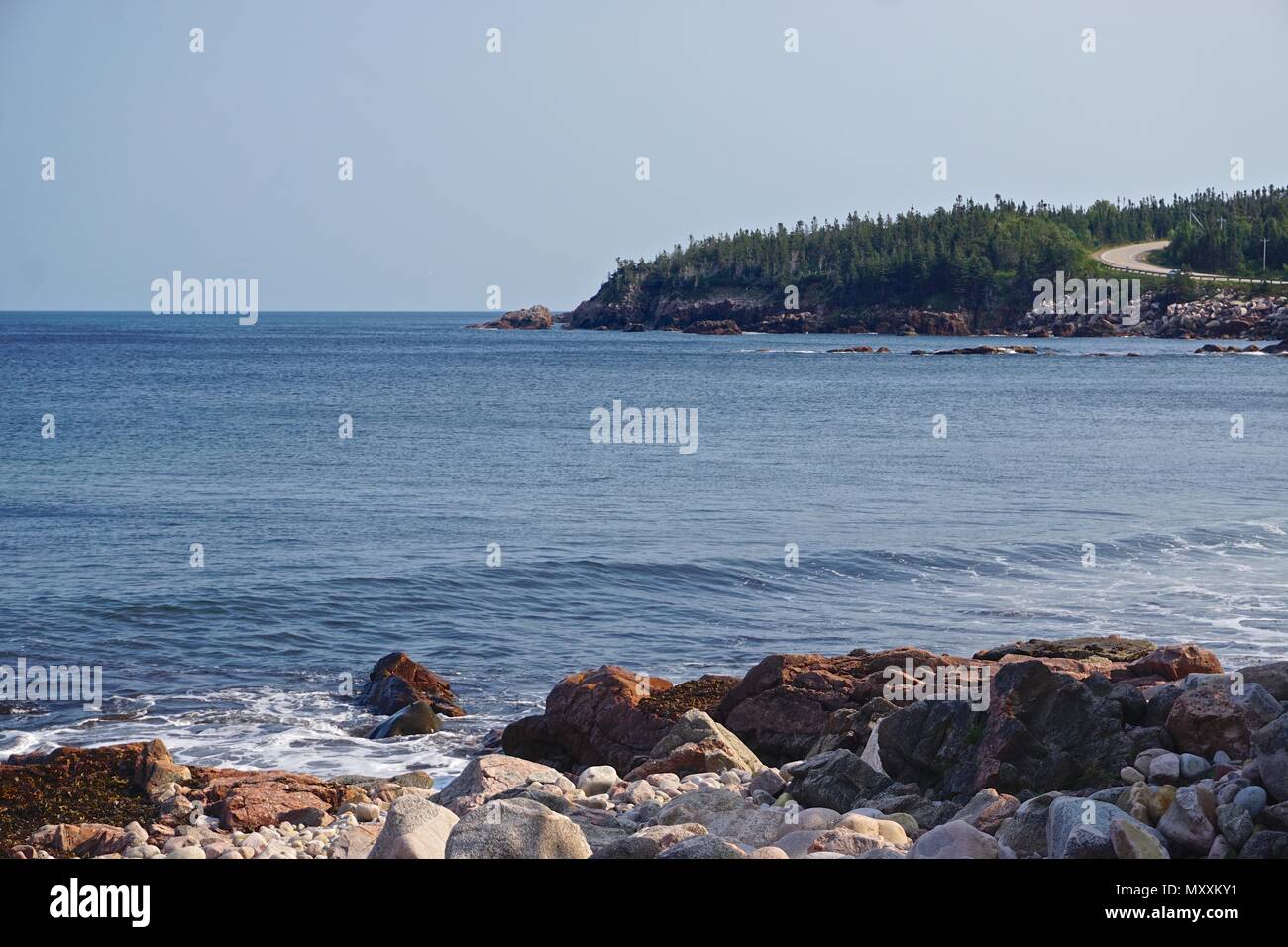 Black Brook Beach, Cape Breton, Nova Scotia, Canada Stock Photo - Alamy