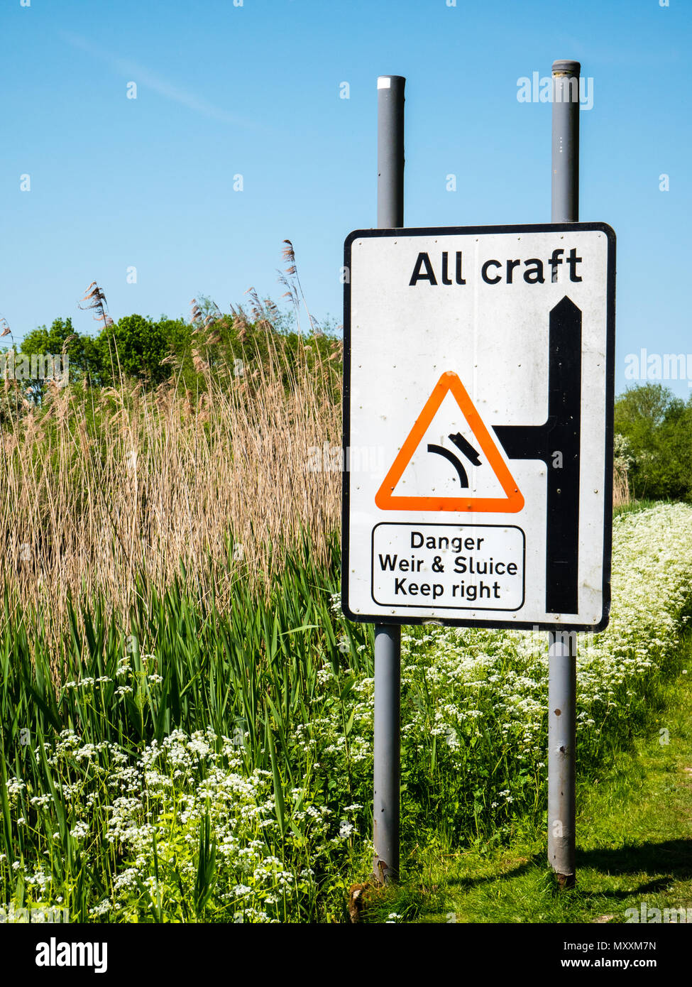 River warning sign hi-res stock photography and images - Alamy