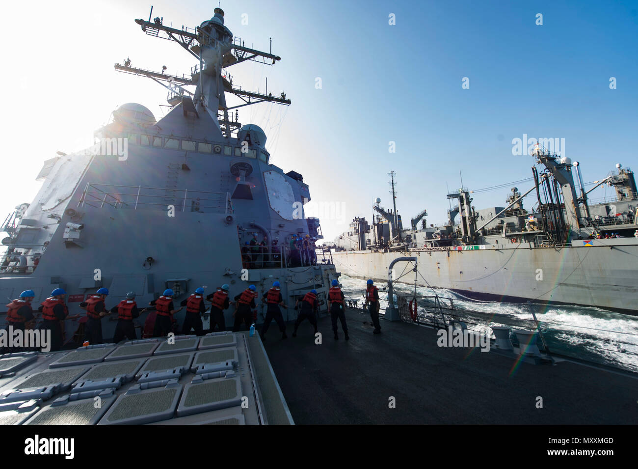 161202-N-EO381-003 RED SEA (Dec. 02, 2016) The guided-missile destroyer ...